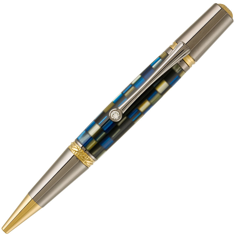 PSI Majestic Squire Pen Kit - Black Titanium & Gold Titanium – Craft ...