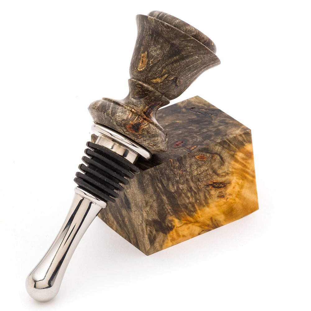 Buckeye Burl Stabilized Bottle Stopper Blank – Craft Supplies USA