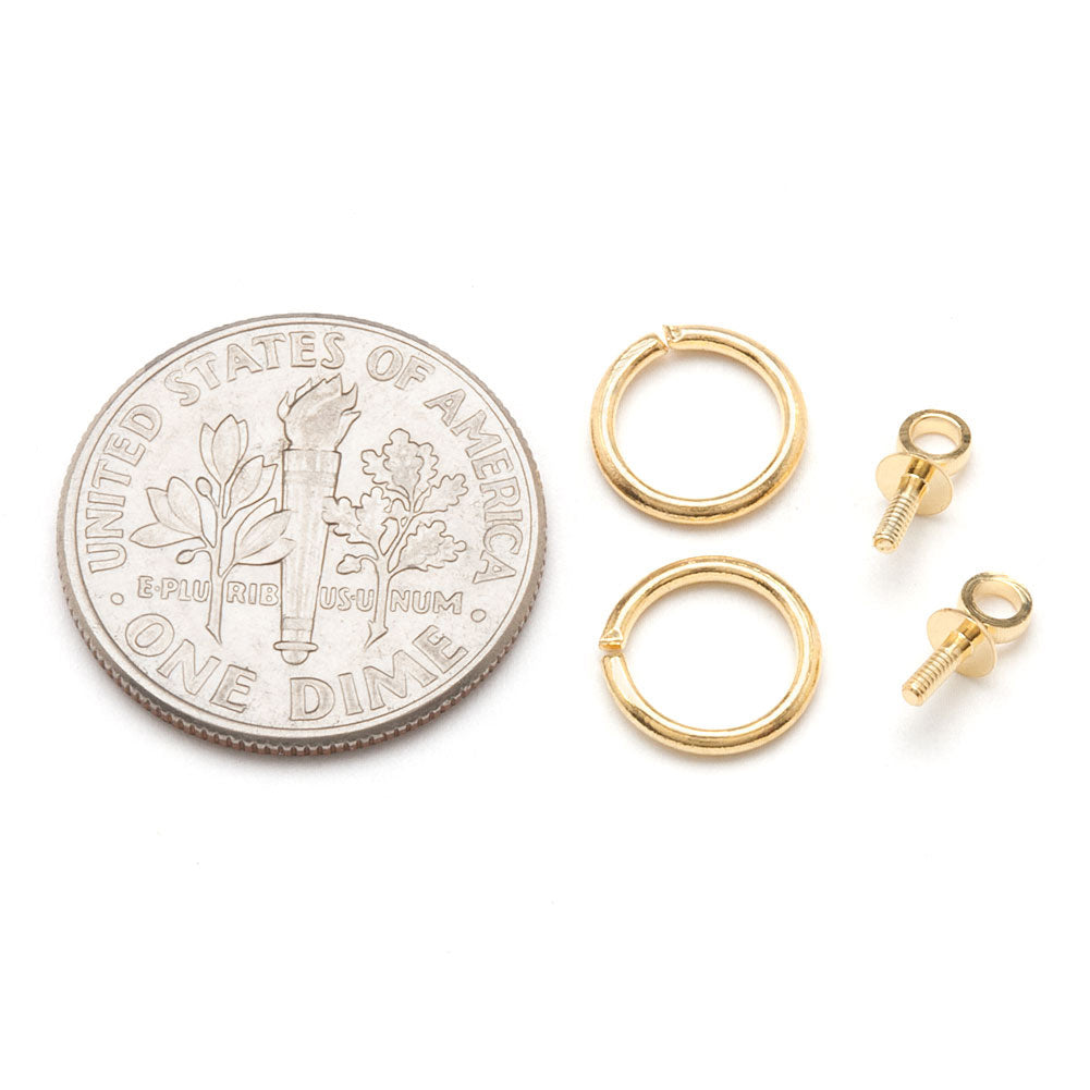 Ornament Eyelet Screws - 10 Pack – Craft Supplies USA